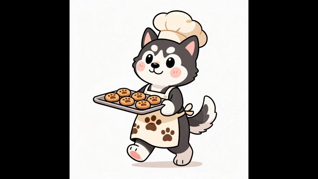 12 PNG Adorable Chibi Dog Illustrations | Cute Digital Art Bundle for ...