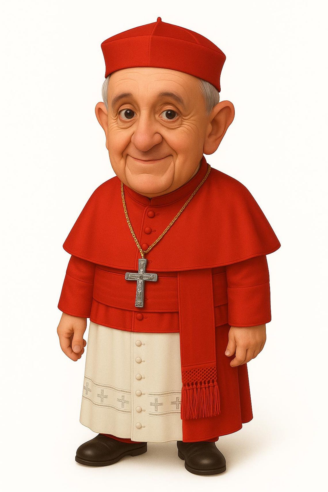 Statue of Pope Francis in Resin, 3D Painted, High Quality, 4 Inches ...