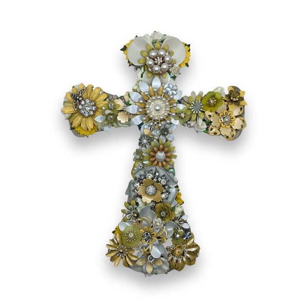 Jeweled Cross - Etsy