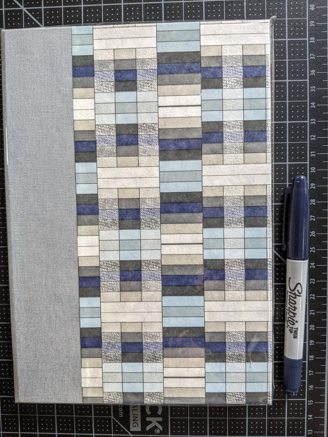 Large Grid Quadrille Graph Paper Handbound Hardcover Journal Sketchbook ...