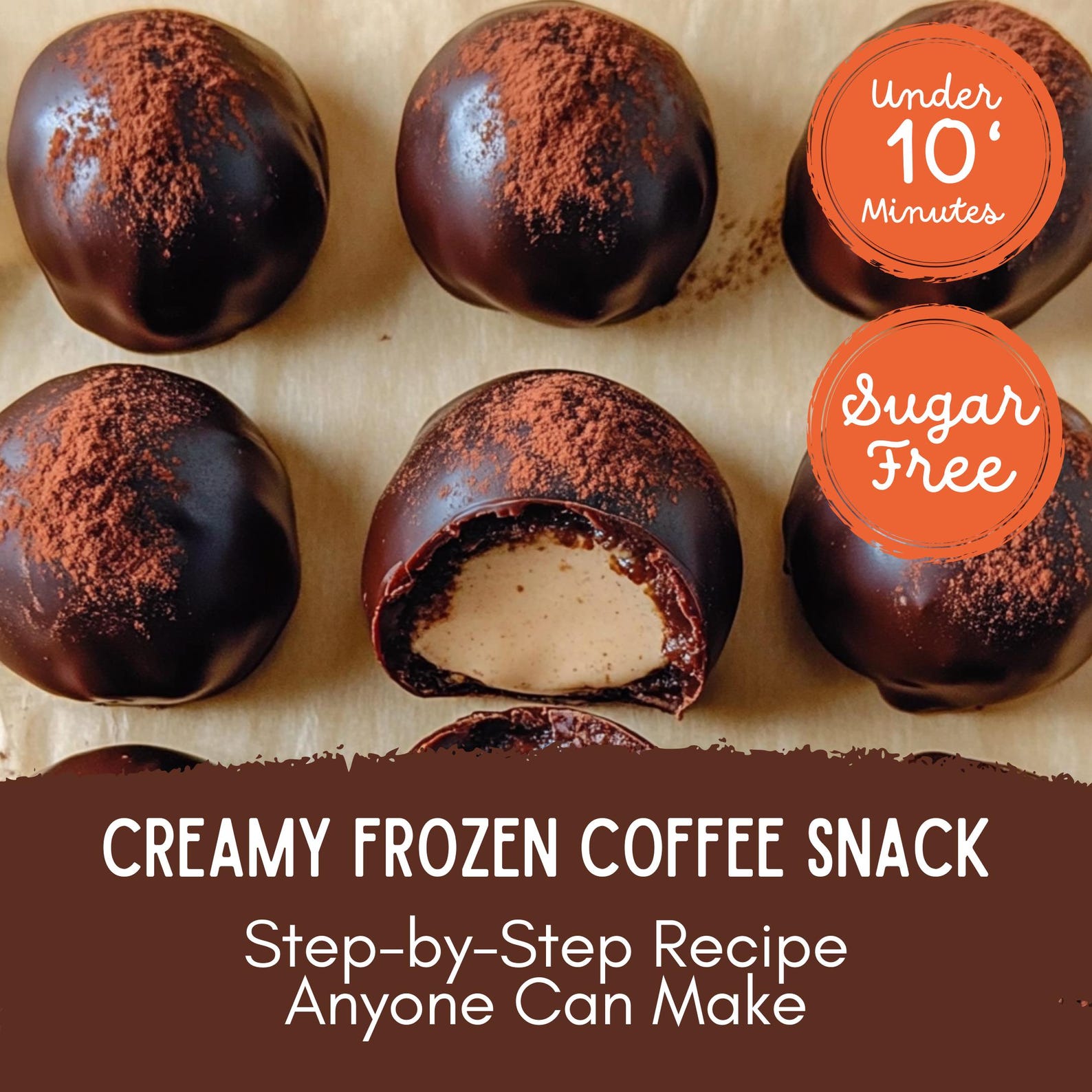 Coffee Bonbon Recipe: Frozen Greek Yogurt Espresso Bites (printable PDF ...