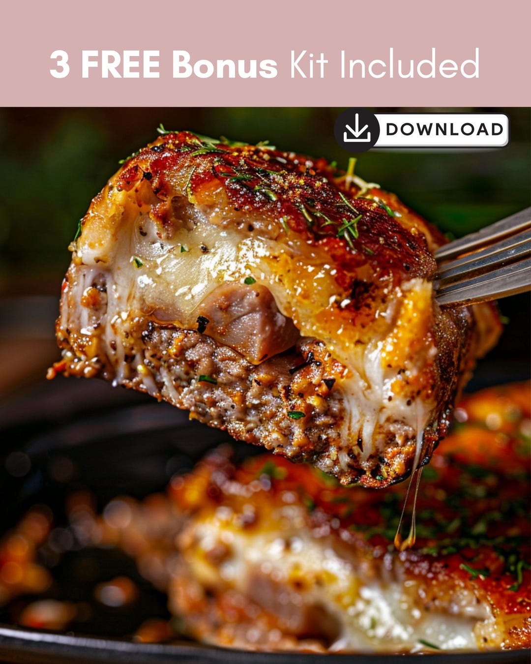 Stuffed Meatloaf Recipe: Speck, Ham & Provola Cheese (printable PDF ...