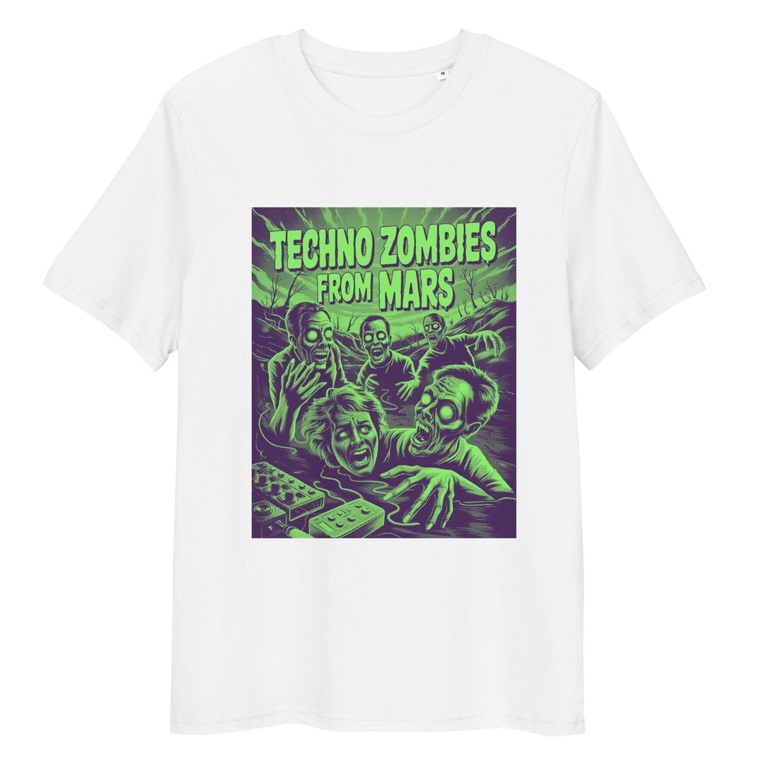 Techno Zombies From Mars – Retro Horror Rave B-movie Organic T-shirt - Etsy