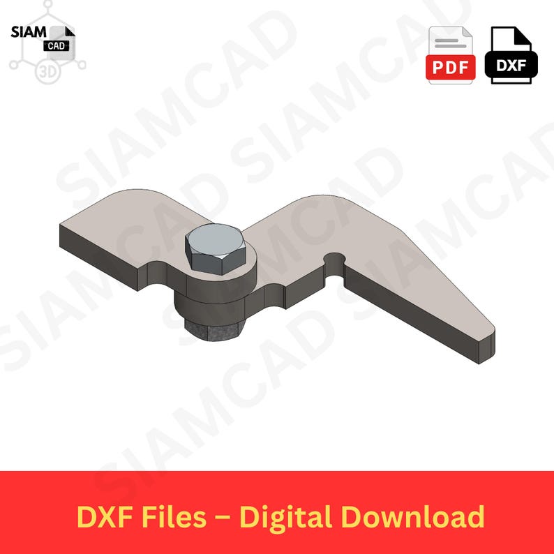 Weld-on Hinge DXF Files | Custom Hinge for Bbqs, Smokers & Workshop ...
