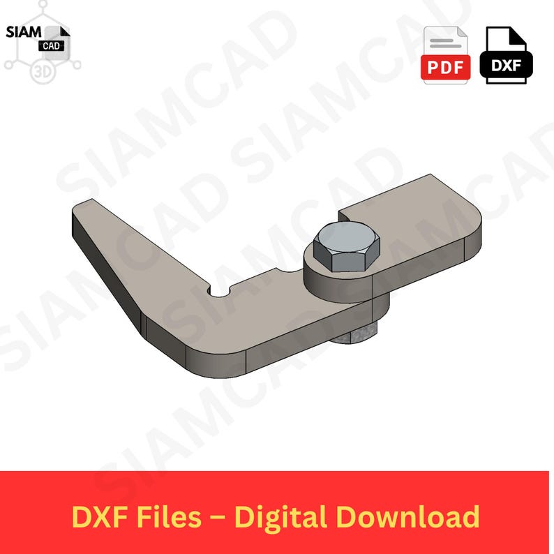 Weld-on Hinge DXF Files | Custom Hinge for Bbqs, Smokers & Workshop ...