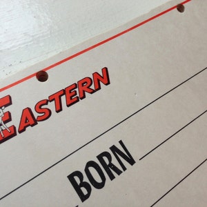 Farm Sign . Calf Breeding Record . Barn Sign . Stall Marker . - Etsy