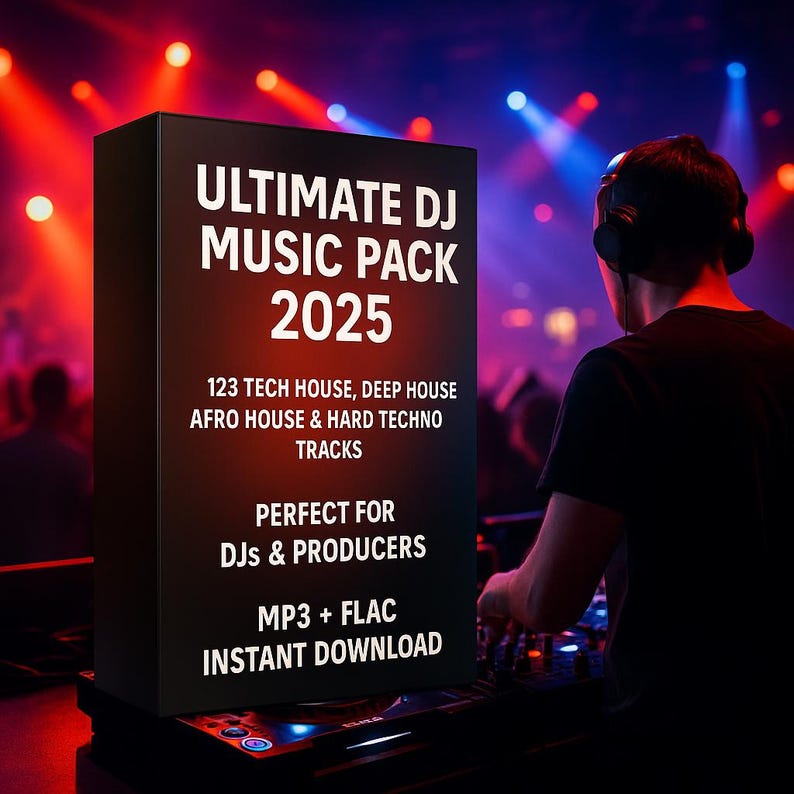 Ultimate DJ Music Pack 2025: Tech House, Deep House, Techno (MP3 + FLAC ...