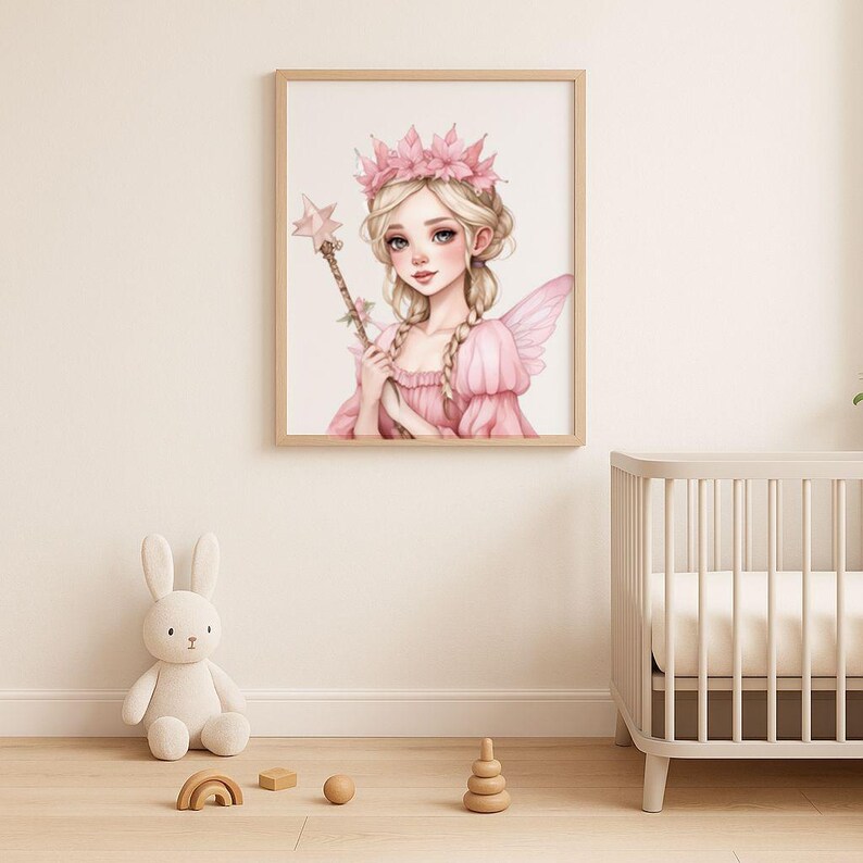 Watercolor Pink Fairy Clipart Bundle – 60 Pngs for Sublimation ...