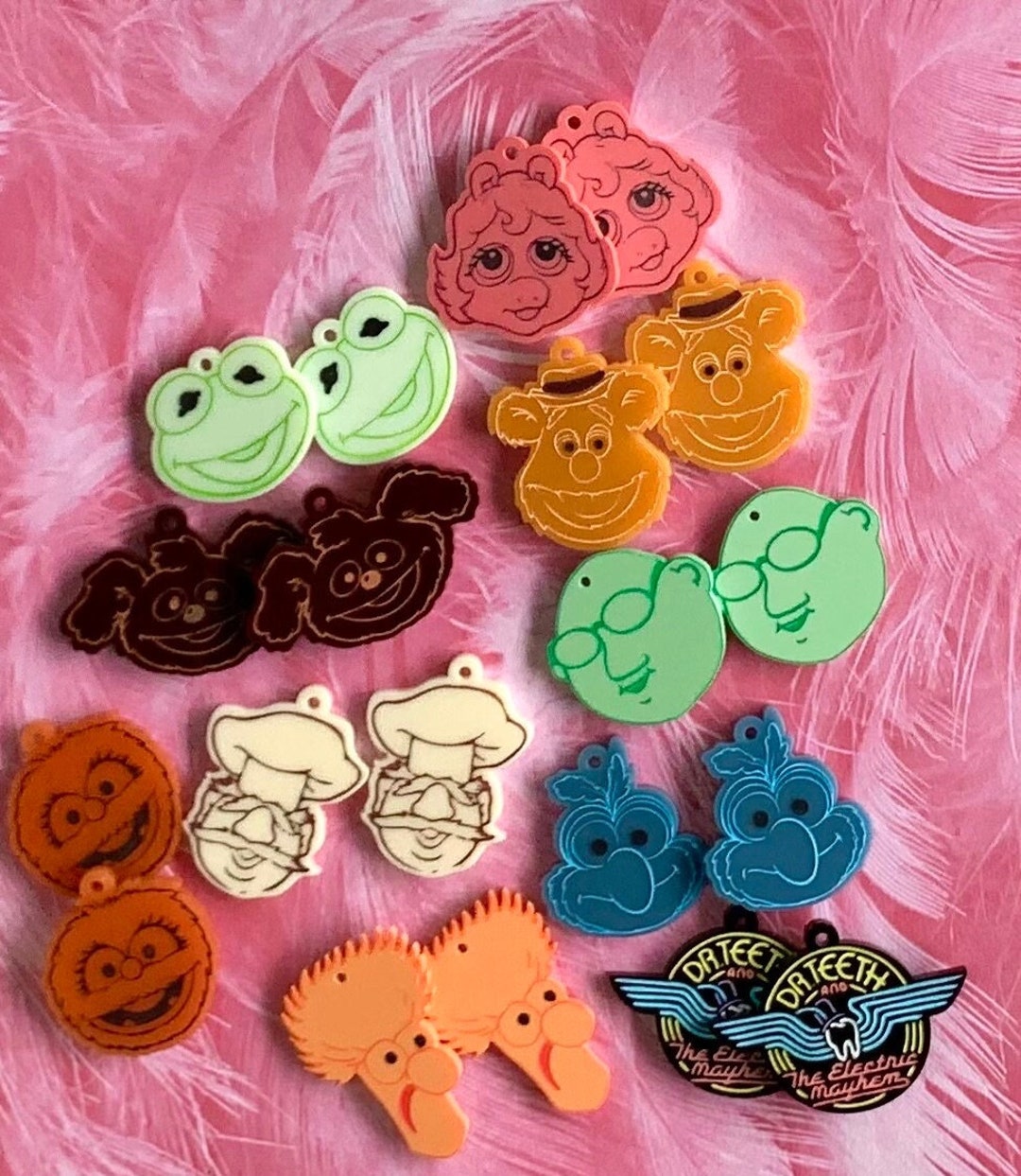 The Muppets Inspired Earrings - Etsy