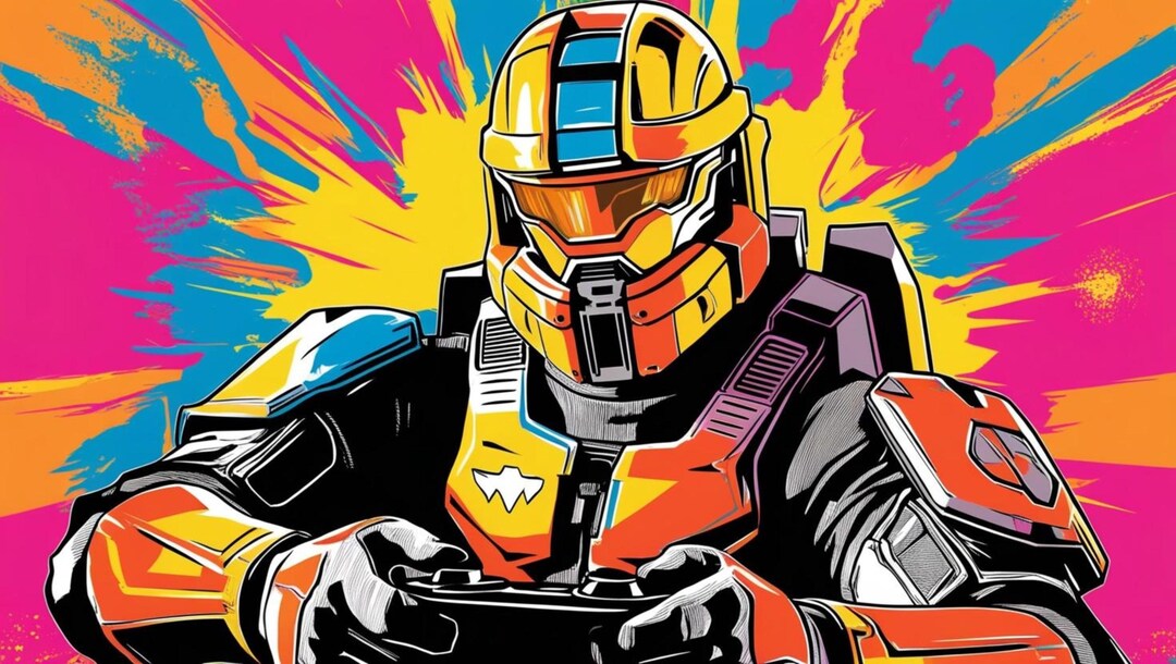 Gaming Poster, Gamer Wall Art, Xbox Art Print, Master Chief Decor ...