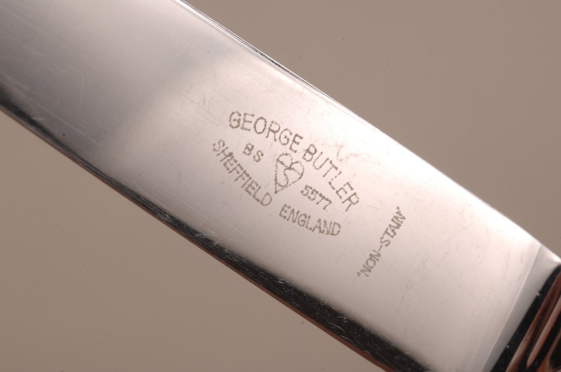 George Butler Cutlery Dubarry Knives I.O.B. - Set of 6 - Vintage Metal ...