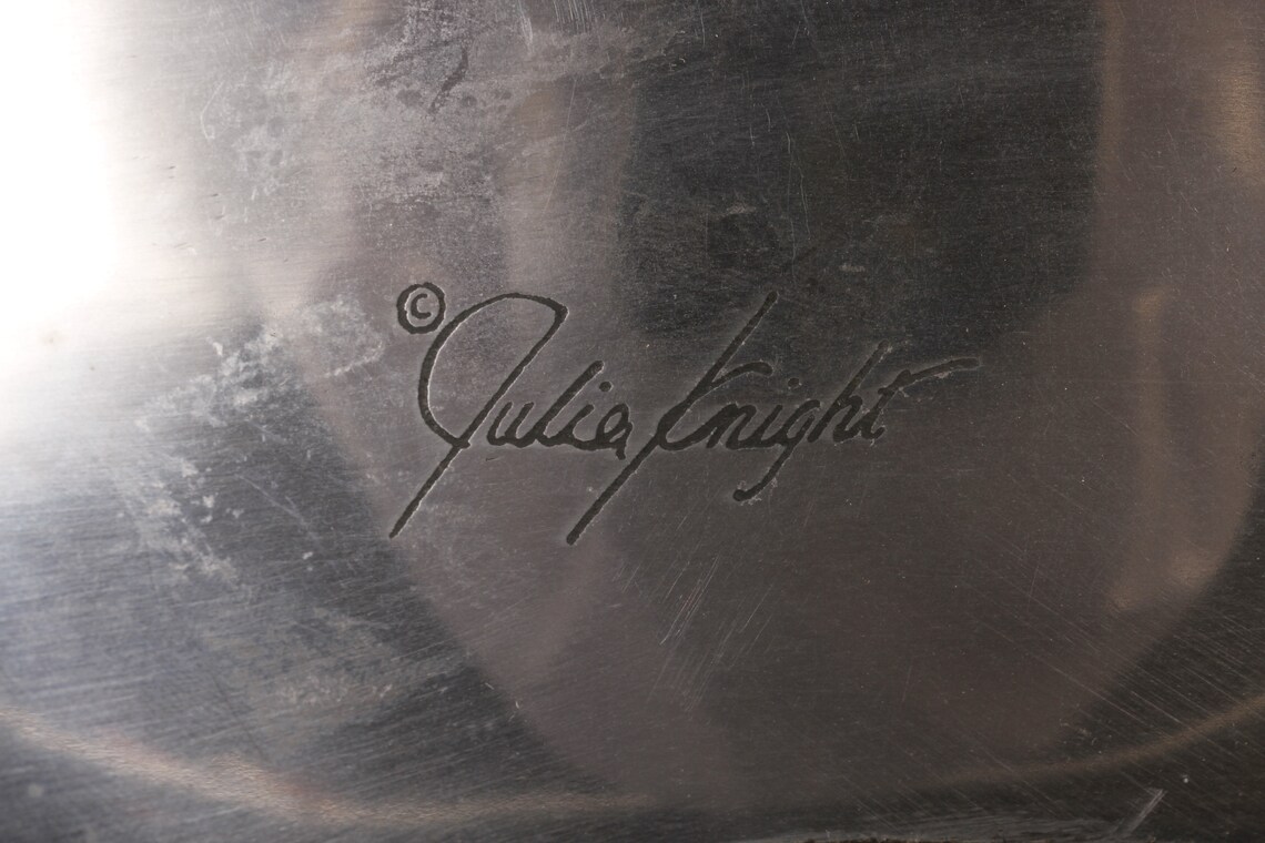 Julia Knight Oblong Aluminum Mother of Pearl Serving Bowl - Etsy