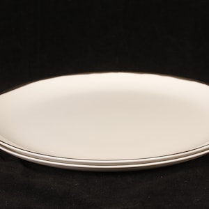 Calvin Klein Metallic Basso Pattern Dinner Plates Set of 2 Vintage ...