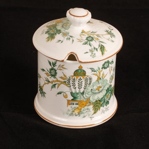 Crown Staffordshire Kowloon Pattern Jam Jelly Marmalade Pot Vintage ...