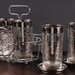 Vitreon Queens Kimiko Lusterware Bar Cocktail Set - Set of 4 - Vintage ...
