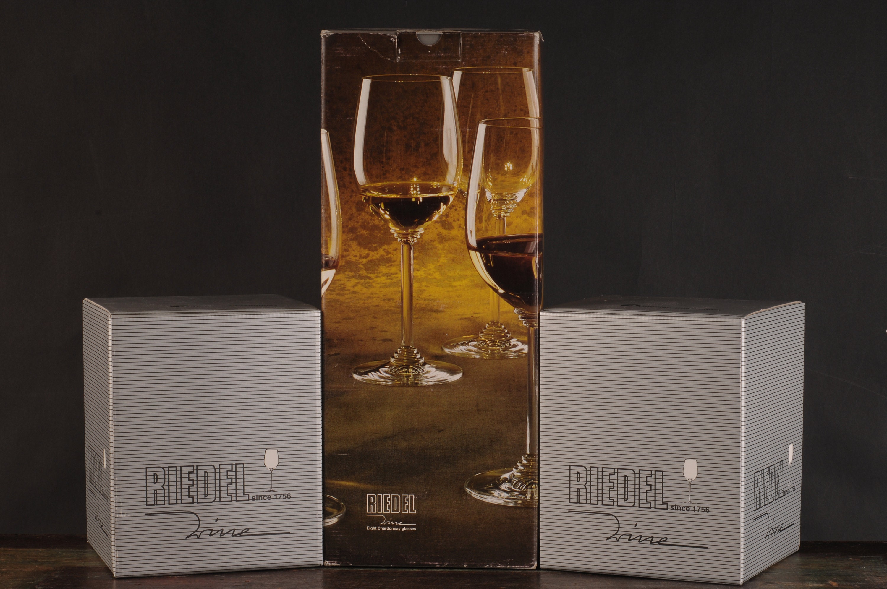 Riedel Stemmed Crystal Wine Glasses Set of 8 Vintage | Etsy