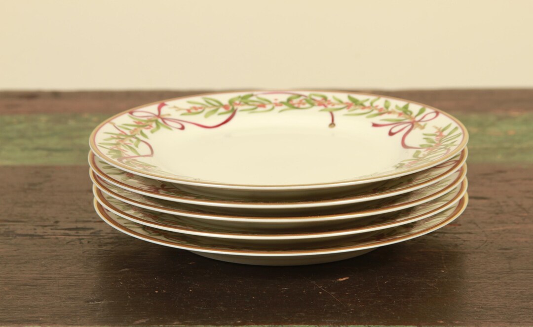 Royal Gallery RH Macy Queensberry Pattern Dinner Plates Set 5 Vintage ...