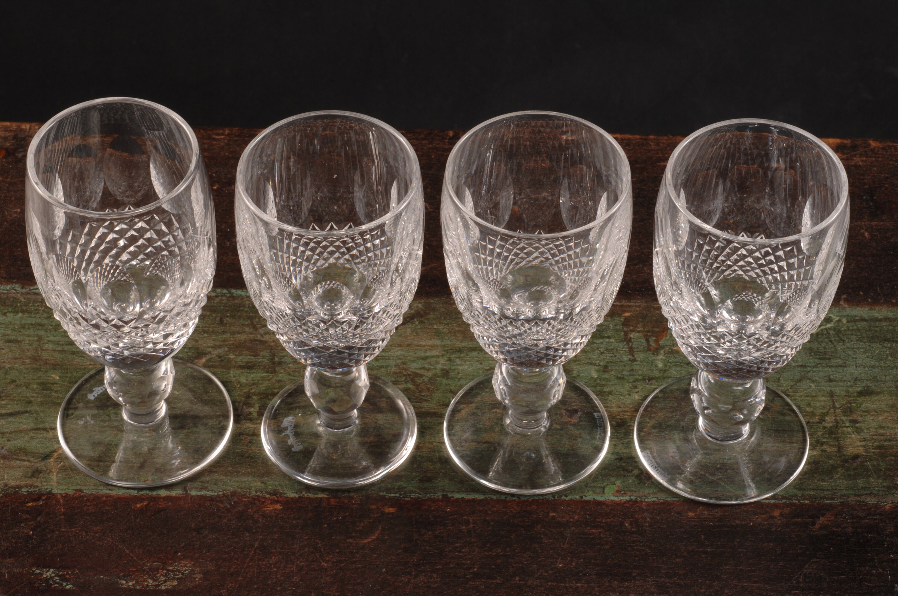 Waterford Crystal Colleen Sherry Glasses - Set of 4 - Vintage Glass ...