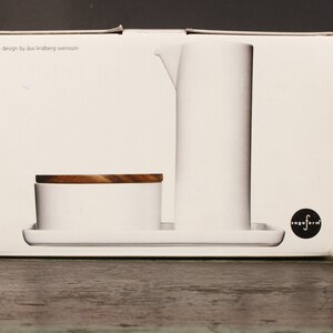 Sagaform White Cafe Set in Original Box Set of 3 Vintage Ceramic ...