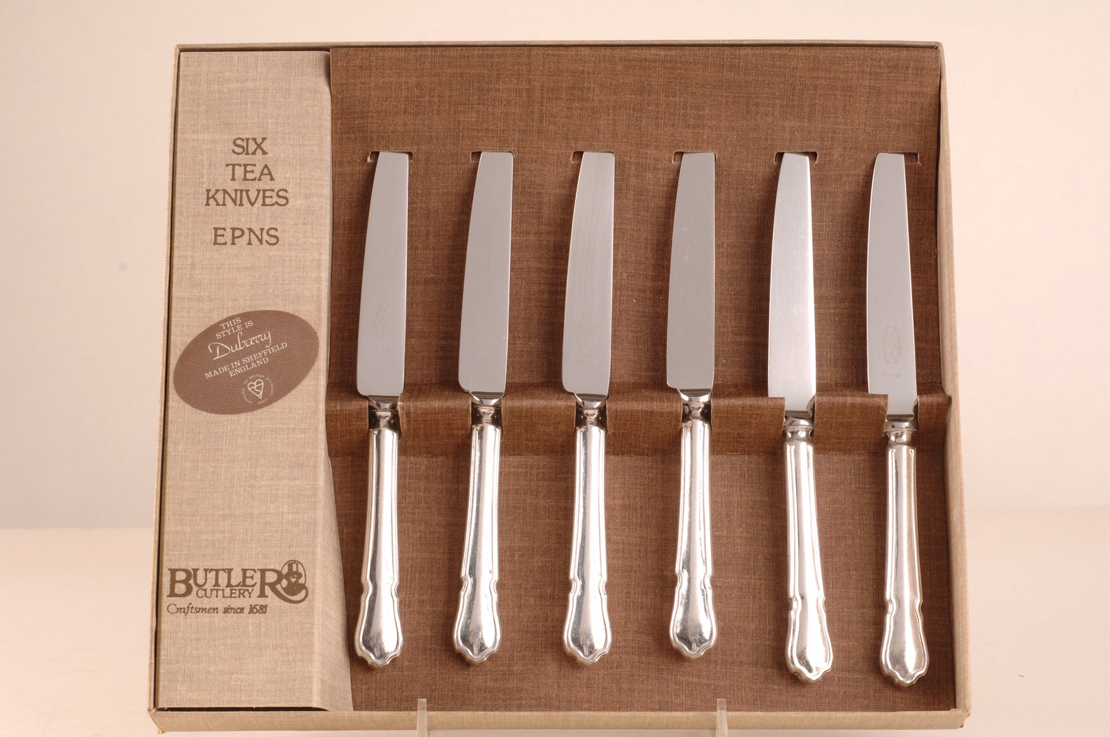 George Butler Cutlery Dubarry Knives I.O.B. Set of 6 | Etsy