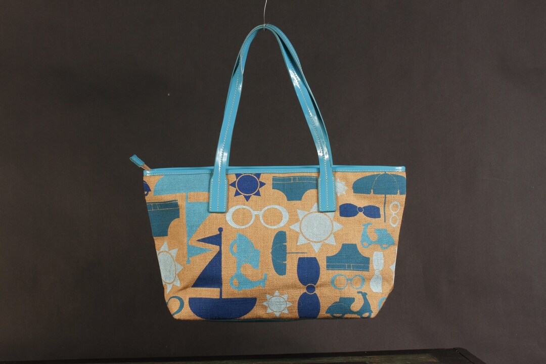 Jonathan Adler Jet Set Icon Duchess Style Tote - Vintage Handbag ...