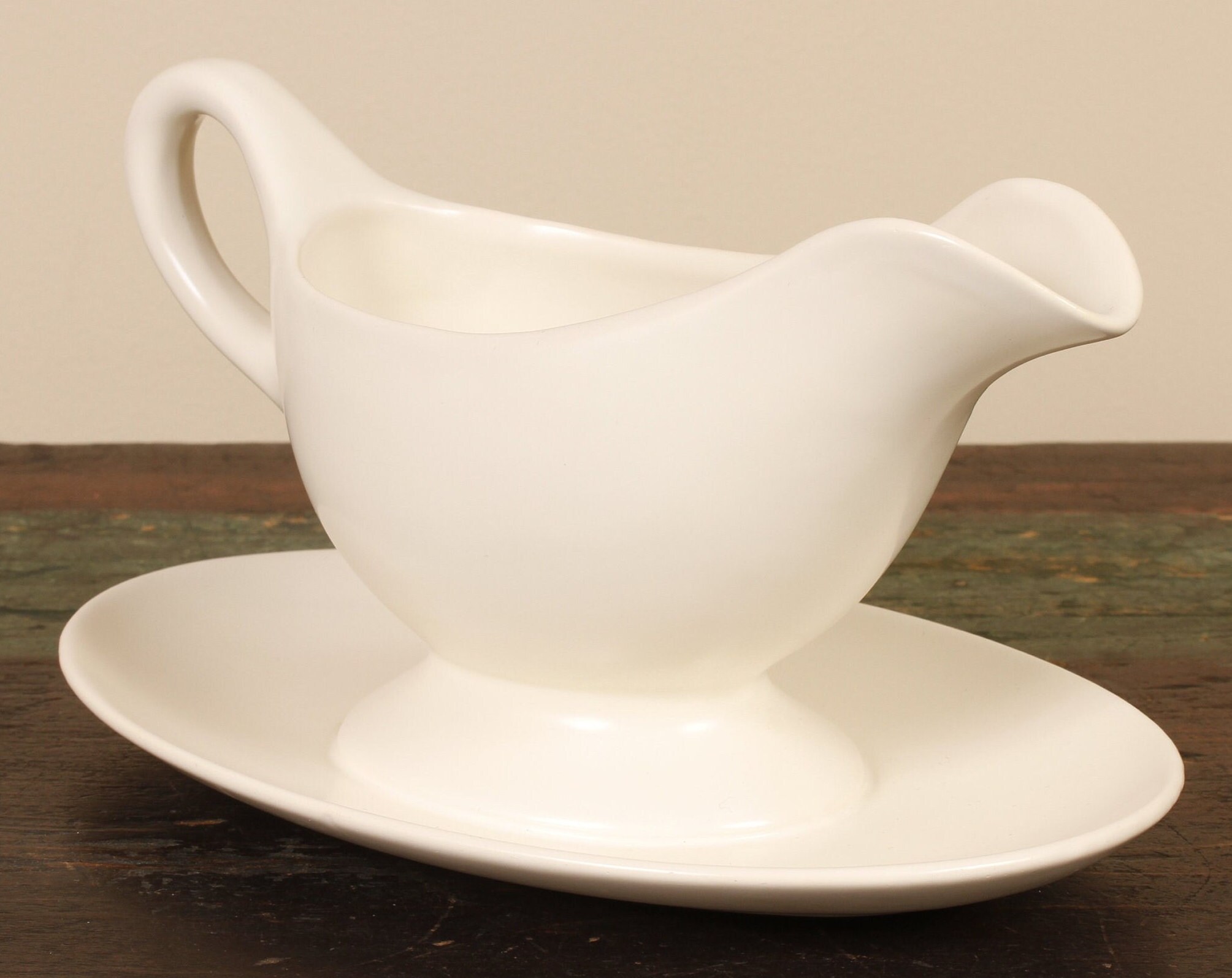 Franciscan Ware 15 El Patio Matte White Gravy Boat With Underplate ...