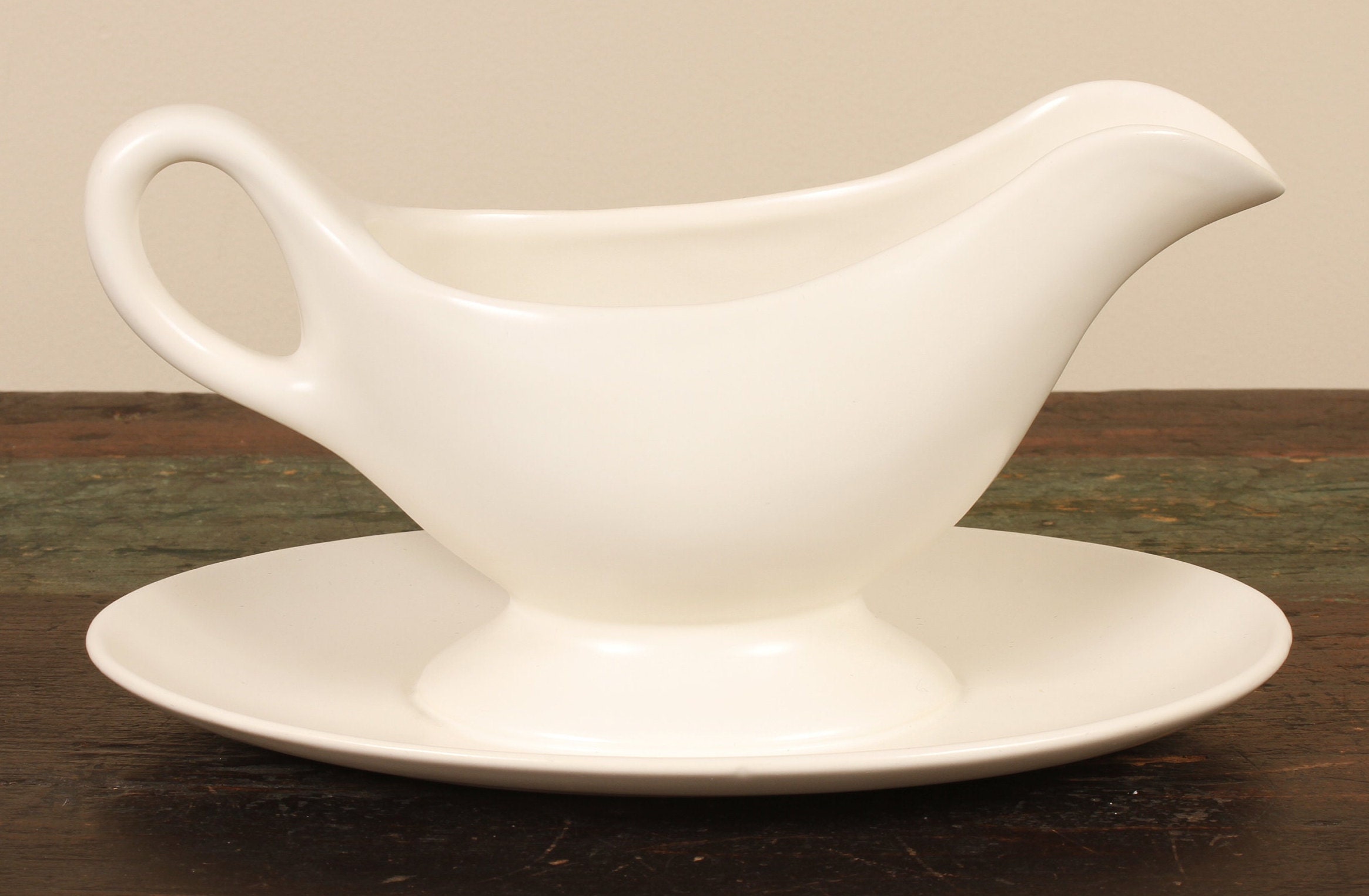 Franciscan Ware 15 El Patio Matte White Gravy Boat With Underplate ...