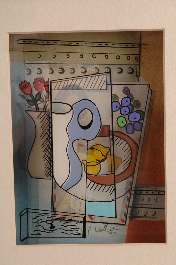 Jean Pierre Weill Limited Edition Framed Abstract 3D | Etsy