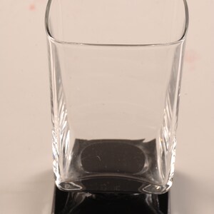 Square Black Pedestal Base Cocktail Glasses Set of 9 Vintage Glass ...
