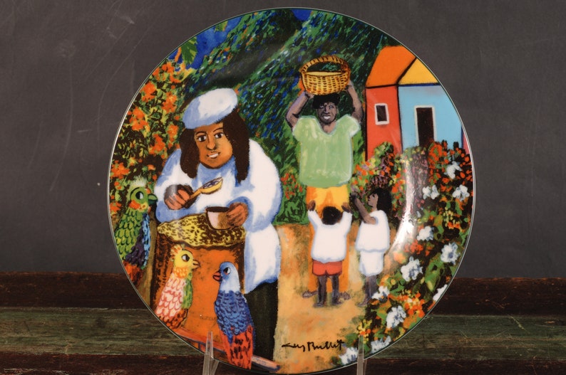 Guy Buffet the Bistro Coffee Collection Plates Set of 3 | Etsy