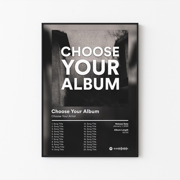 Custom Glass Album Cover - Etsy