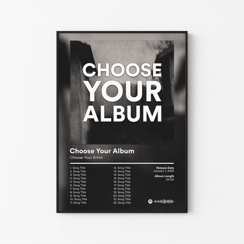 Custom Glass Album Cover - Etsy