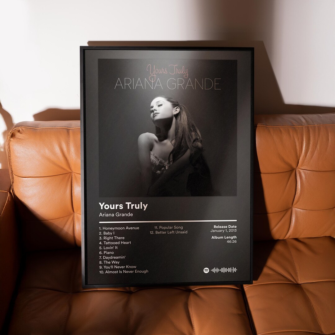 Ariana Grande Yours Truly Poster – FREE US and EU Shipping – Album ...