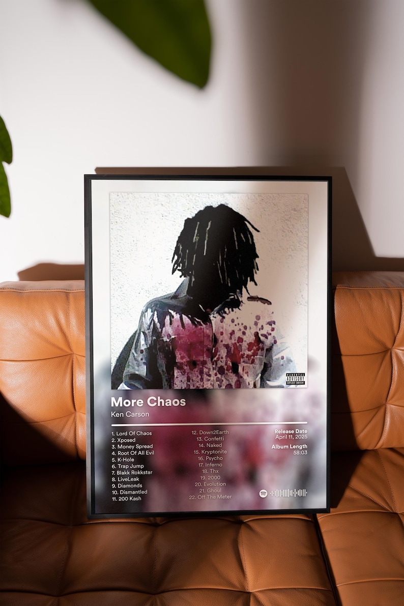 Ken Carson Poster 5 Pack - Minimal Digital Art Prints - Album Cover ...