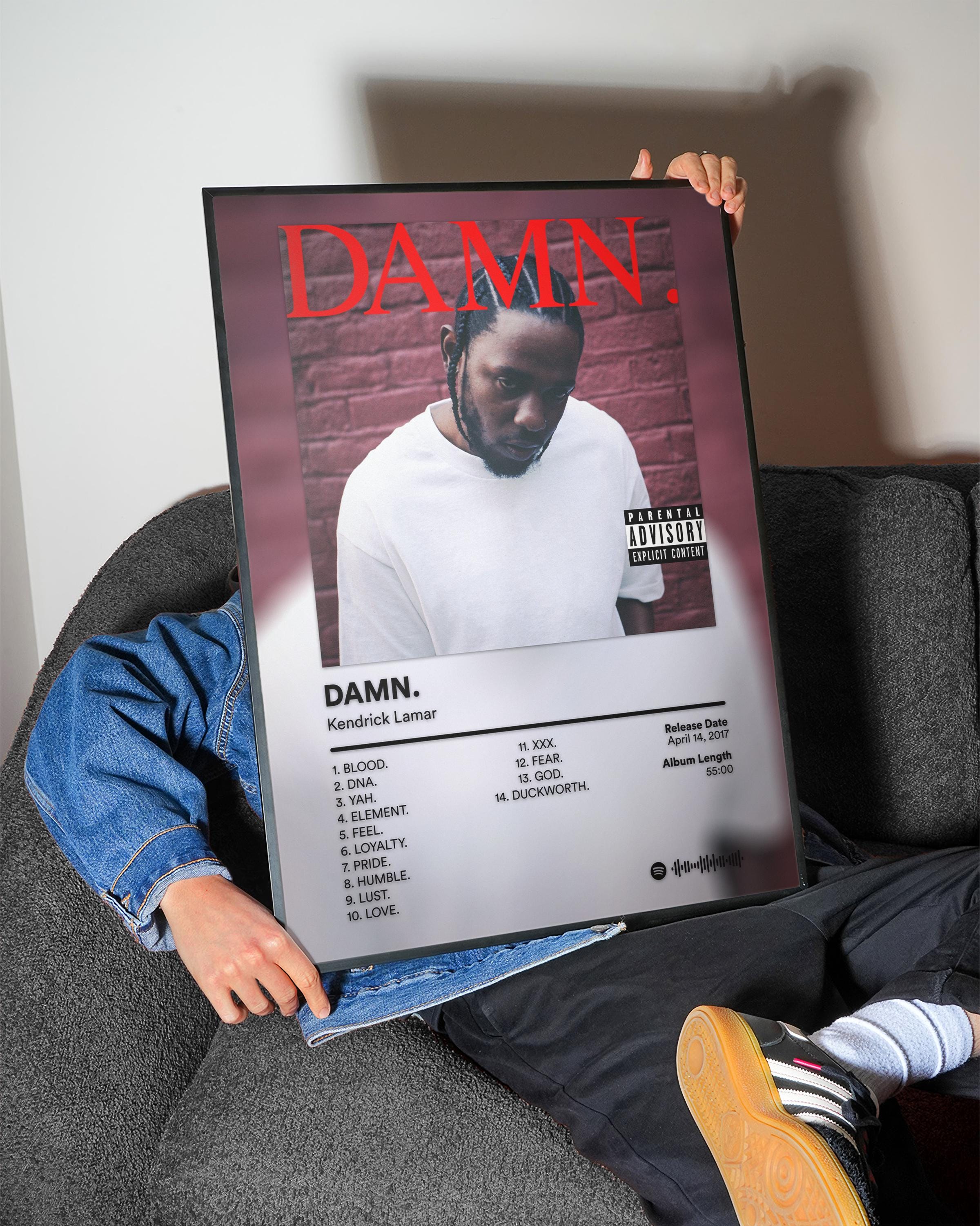 Kendrick Lamar Poster 5 Pack - Minimal Digital Art Prints - Album Cover ...