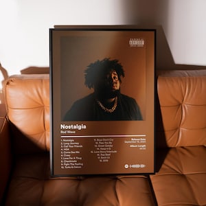 Rod Wave Nostalgia Poster – FREE US and EU Shipping – Album Cover ...