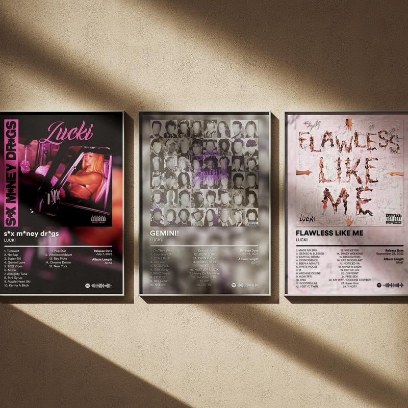 Lucki the Rapper Poster - Etsy