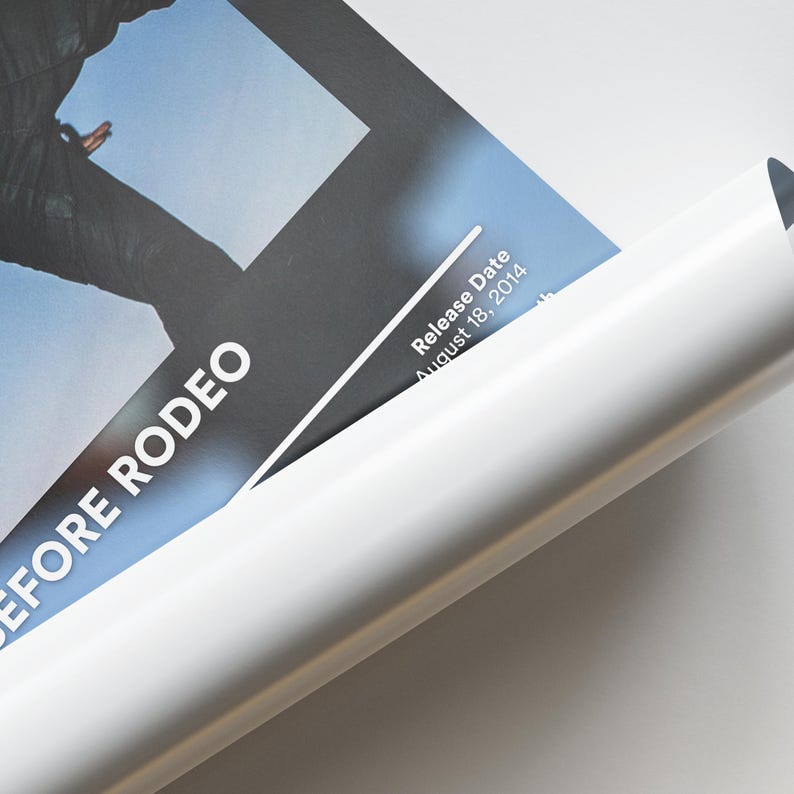 Travis Scott DAYS BEFORE RODEO Poster – Free Us and Eu Shipping – Album ...