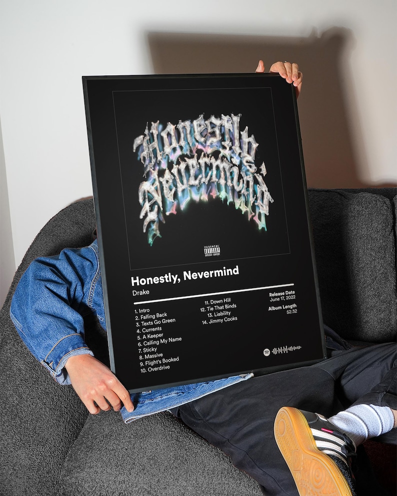 Drake Poster 5 Pack - Minimal Digital Art Prints - Album Cover Wall ...