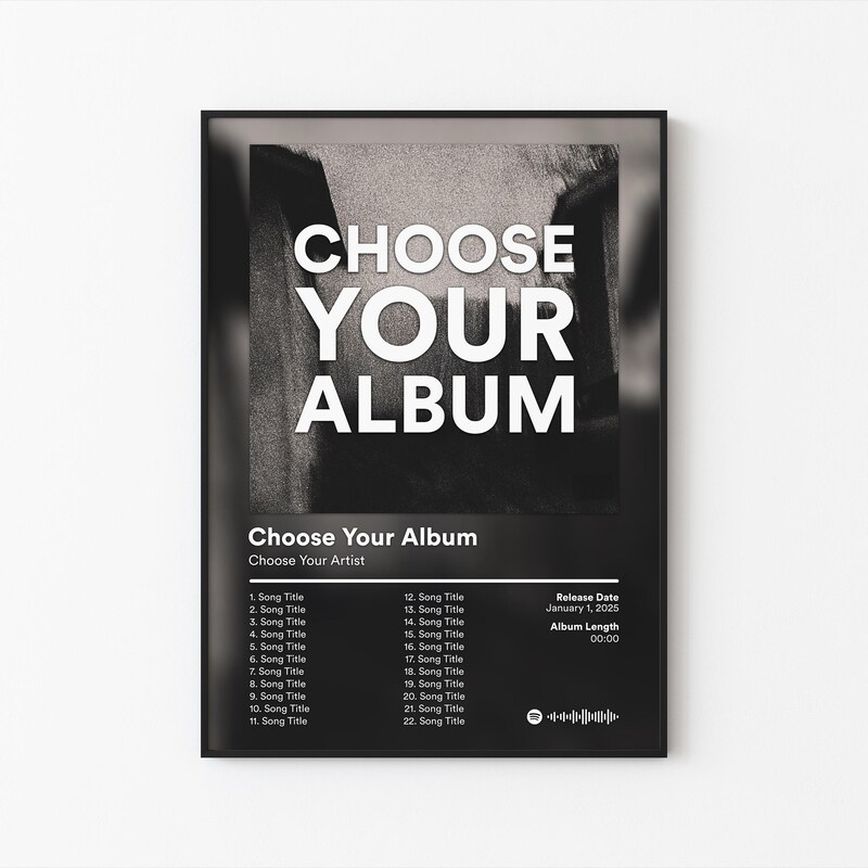 Album Poster - Etsy