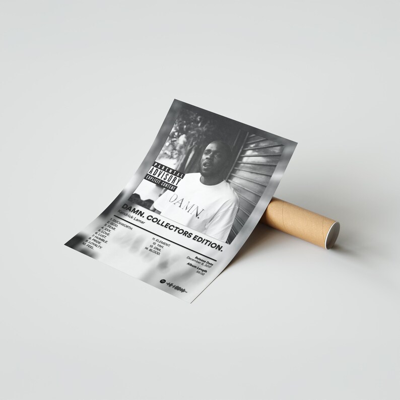 Kendrick Lamar DAMN. COLLECTORS EDITION. Poster – Free Shipping – Album ...
