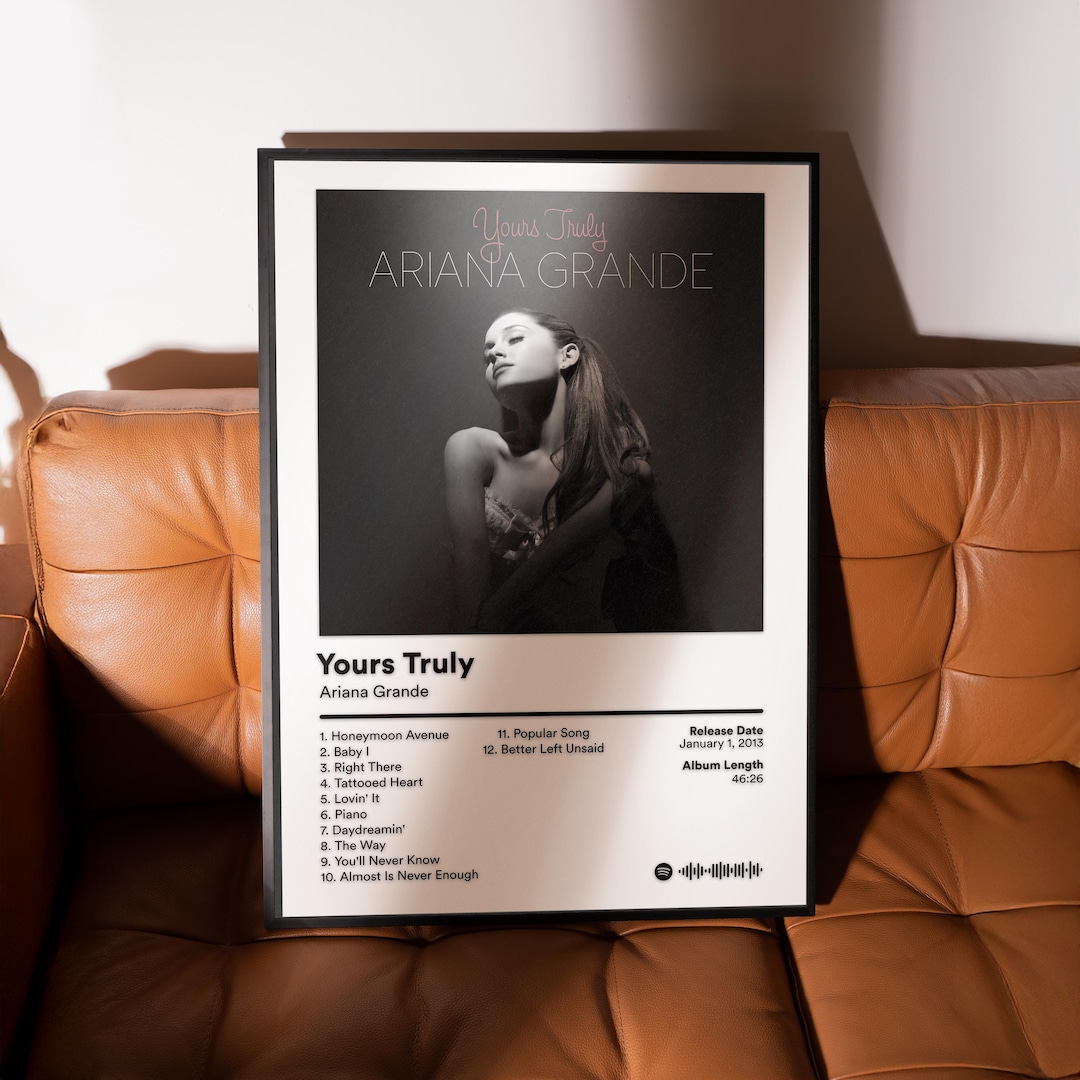 Ariana Grande Yours Truly Poster – FREE US and EU Shipping – Album ...