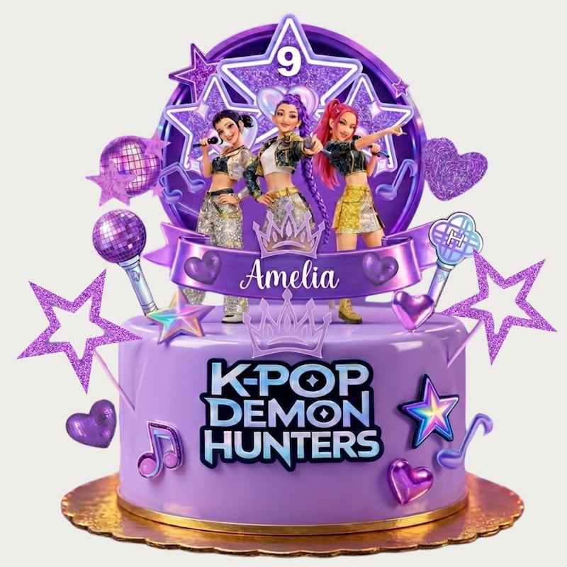 Huntrix Cake.topper - Etsy
