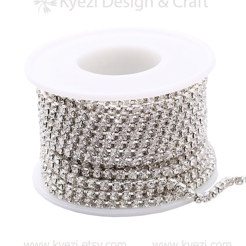 Rhinestone Chain - Etsy