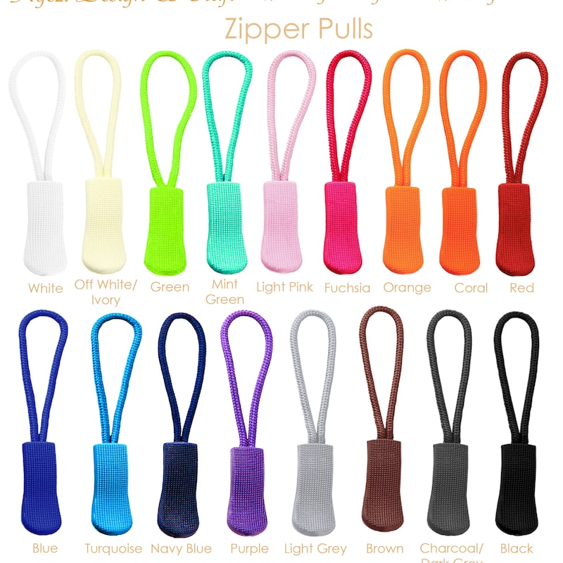 Zipper Pulls - Etsy