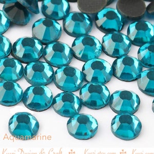 1440 Pcs Ss10/3mm Stick on Crystal Rhinestone Iron on Hotfix Hot Fix ...
