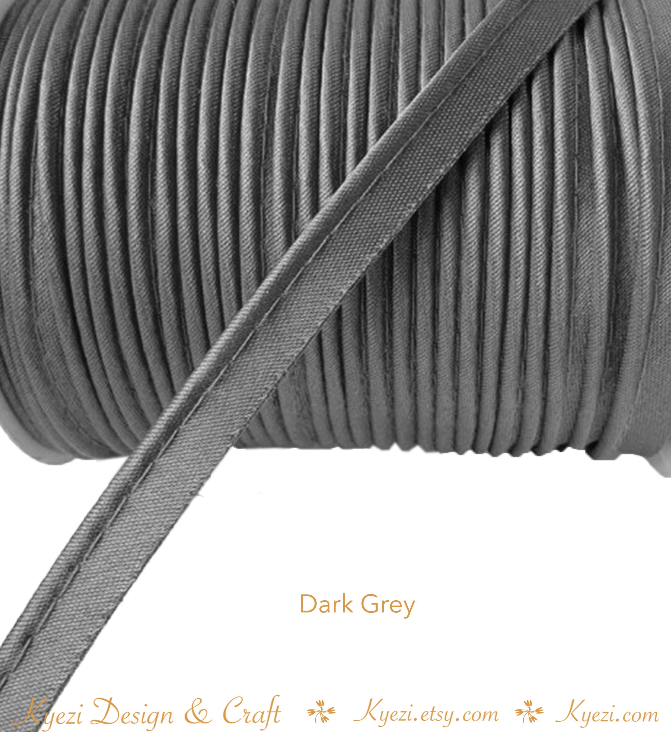 Lip Cord-edge Piping Satin Trim, Lip Cord Piping by the Yard, Trim for ...