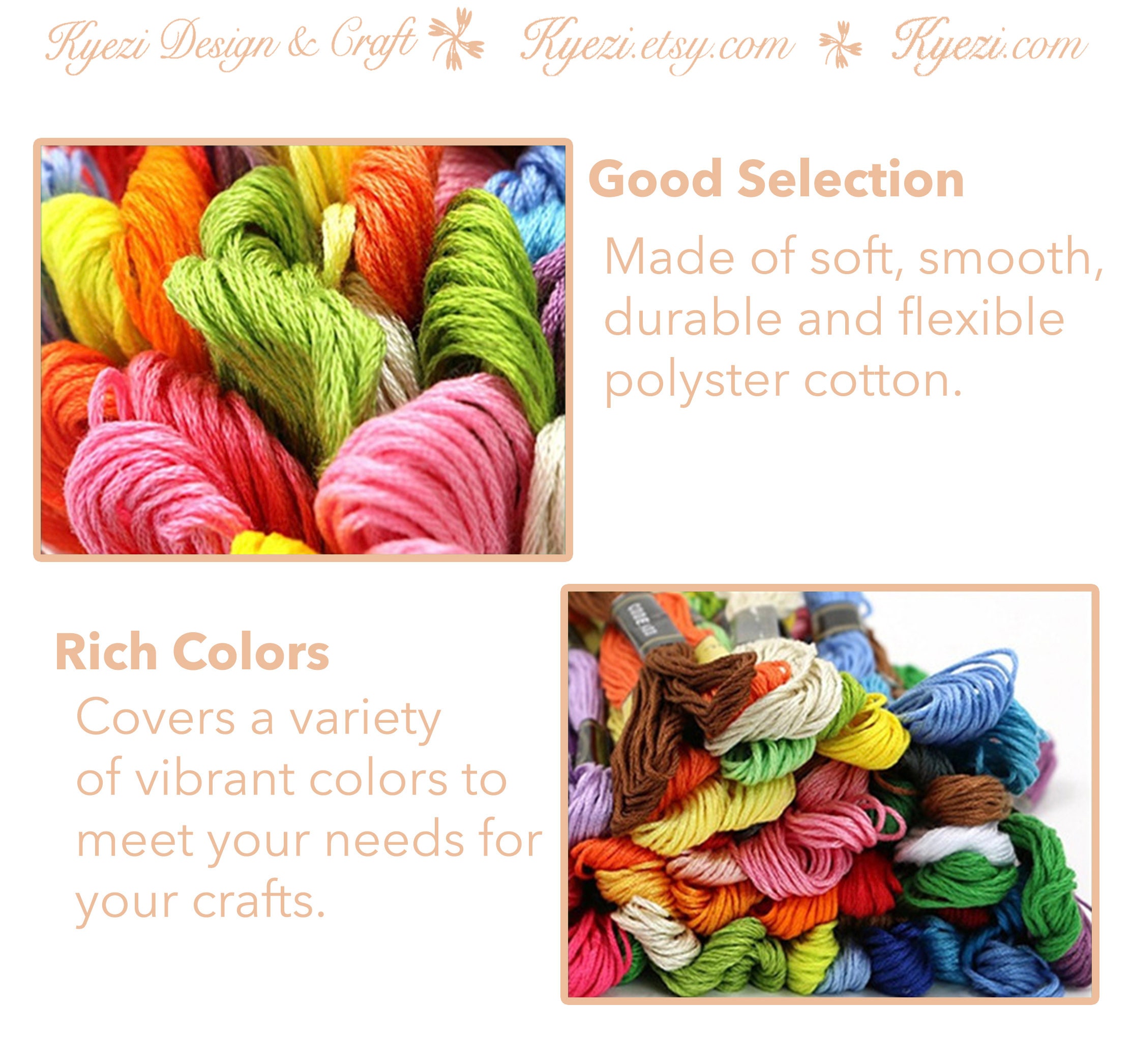 Choose Color Embroidery Thread Floss 1 5 10 30 50 100pcs Cross | Etsy