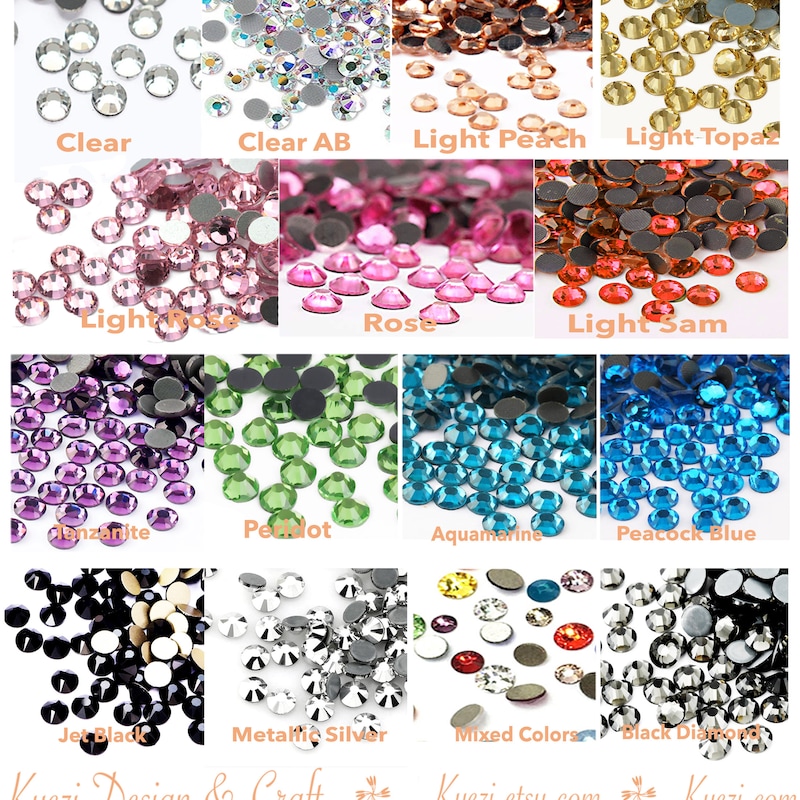 Hotfix Crystals - Etsy