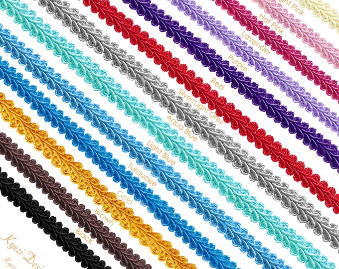 10 Yard Reel Gimp Braid Trim Your Choice of Color - Etsy
